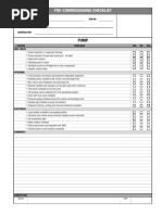 Pump Station Inspection Checklist | PDF | Pump | Pipe (Fluid Conveyance)