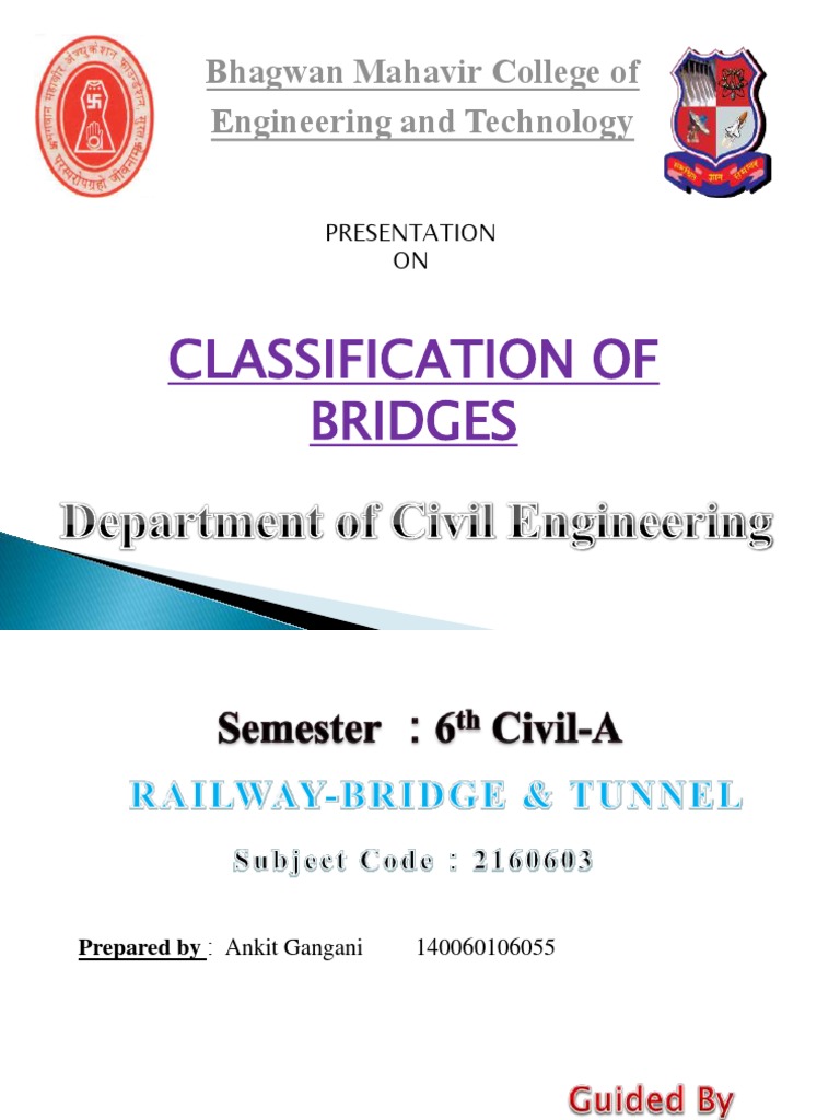 Bridge Classification Overview | PDF | Bridge | Transport Buildings And ...