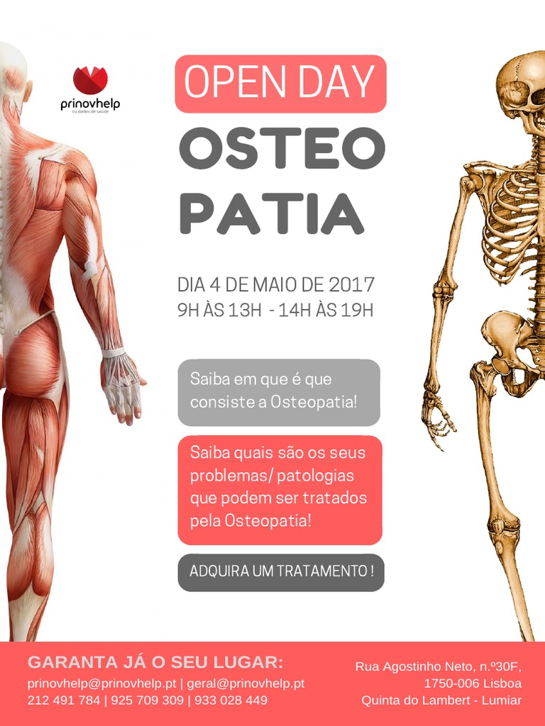 Flyer Osteopatia | PDF | Terapia manual | Medicina Alternativa