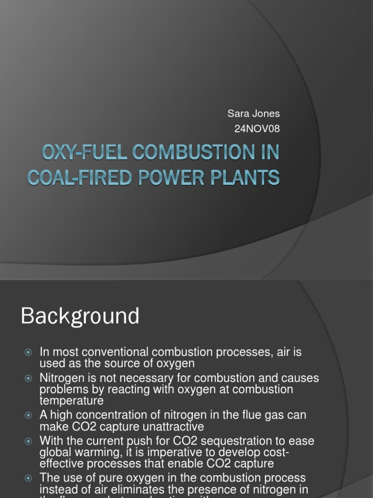 Oxy Fuel Combustion | PDF | Combustion | N Ox