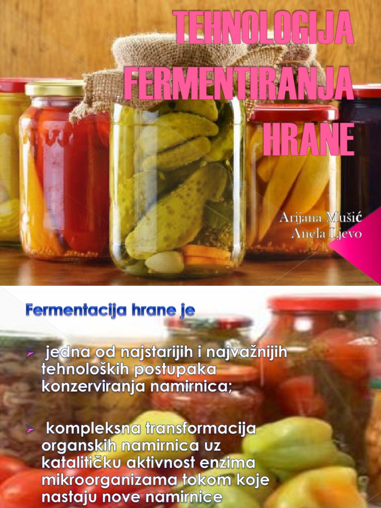 Fermentacija Hrane | PDF