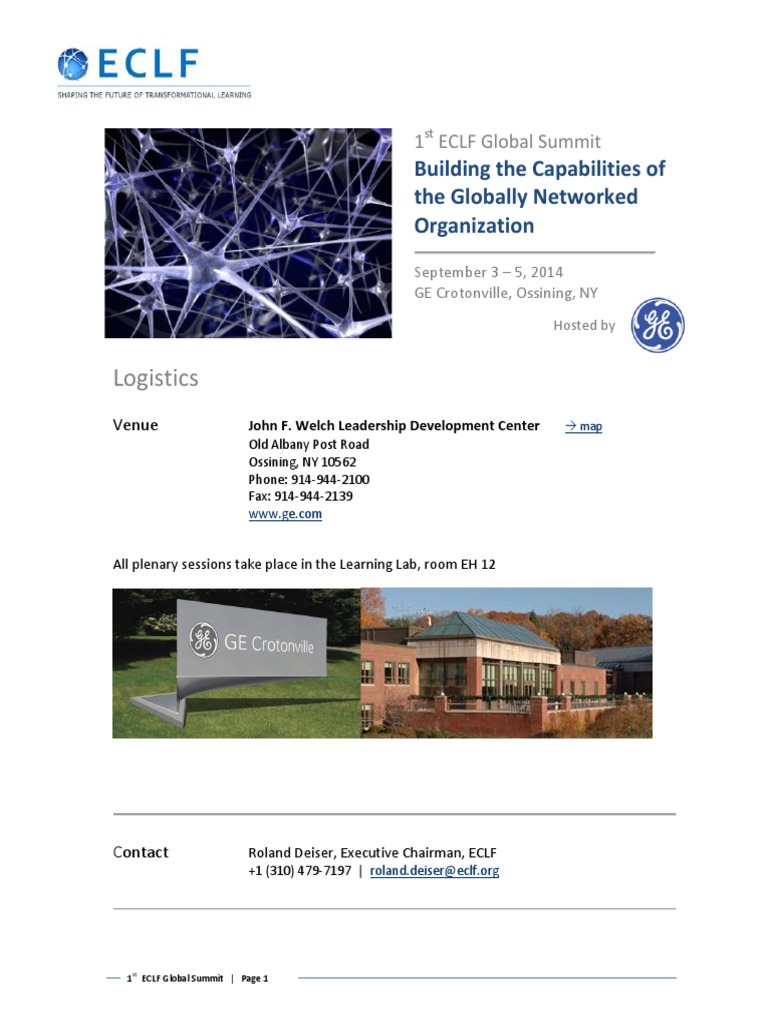 ECLF Program 2014 Final | PDF | Innovation | Leadership