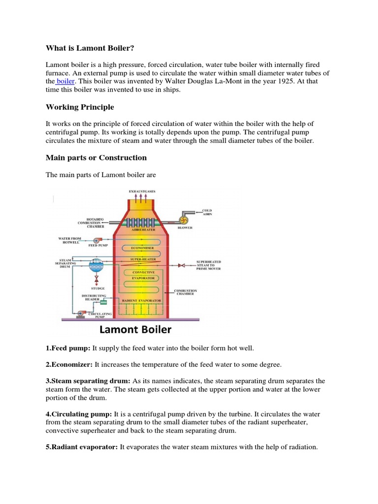 What Is Lamont Boiler? | PDF | Boiler | Steam