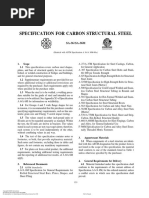 Specification For Carbon Structural Steel: SA-36 /SA-36M | PDF ...