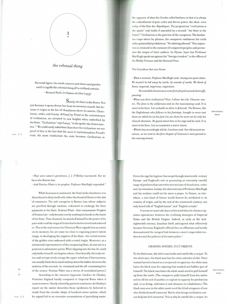 The Colonial Thing: Joyce, Hygiene, and the Civilizing Mission of ...