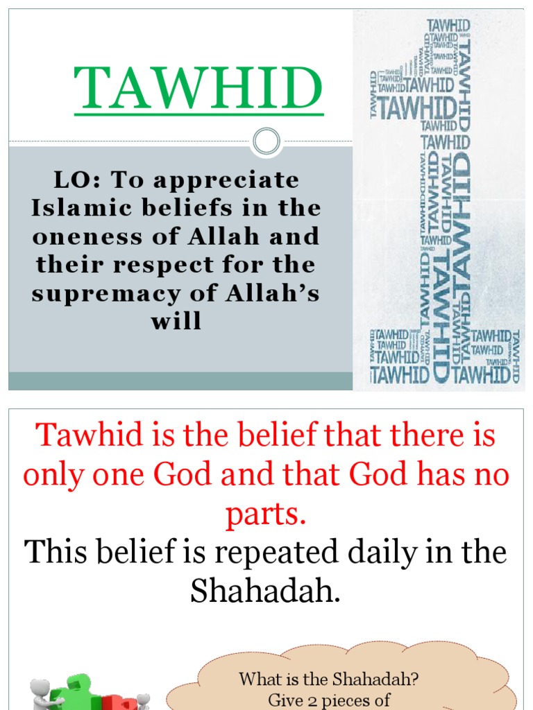 tawhid ela | Tawhid | God In Islam