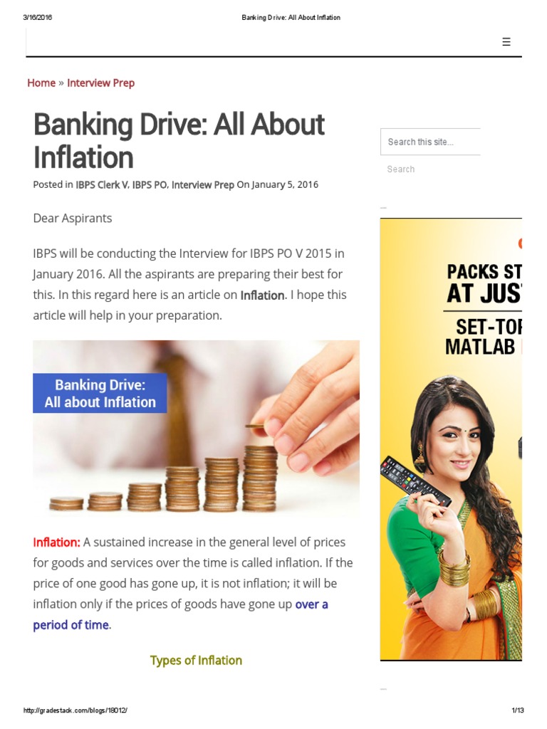 All About Inflation | PDF | Inflation | Consumer Price Index