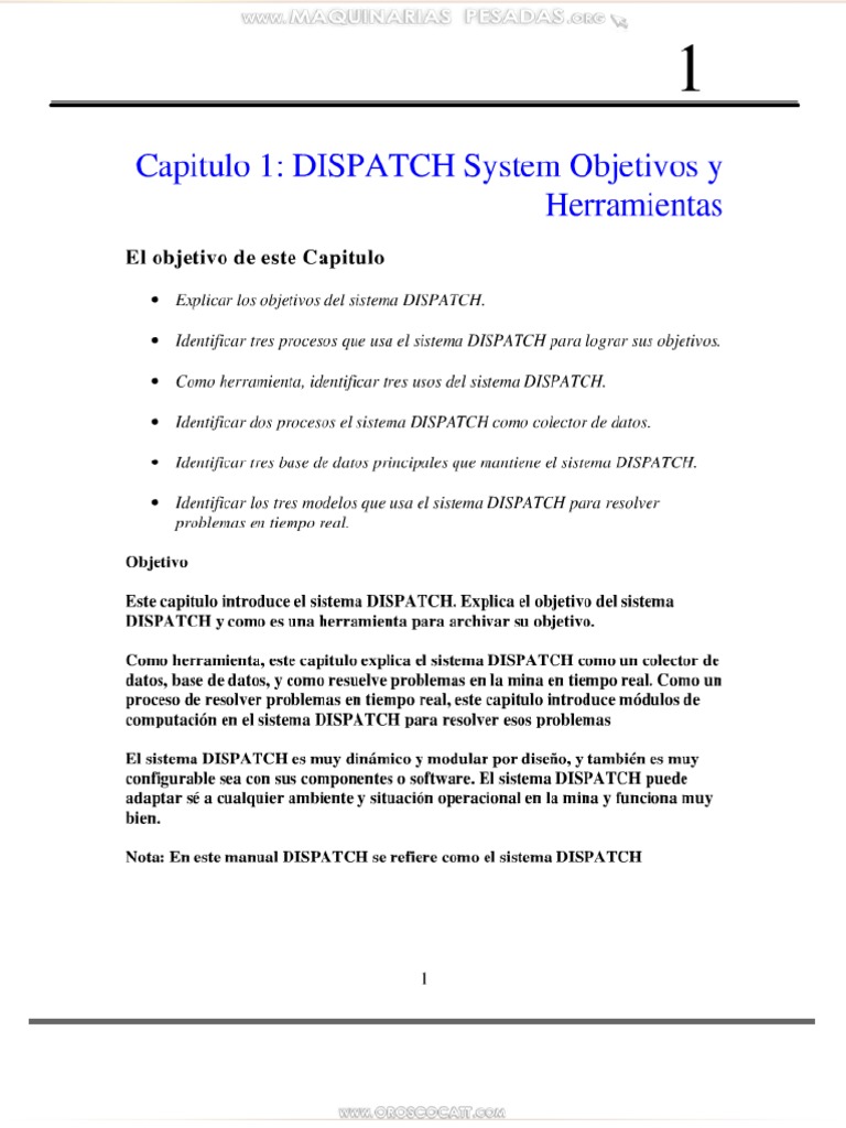 Manual Dispatch PDF | PDF
