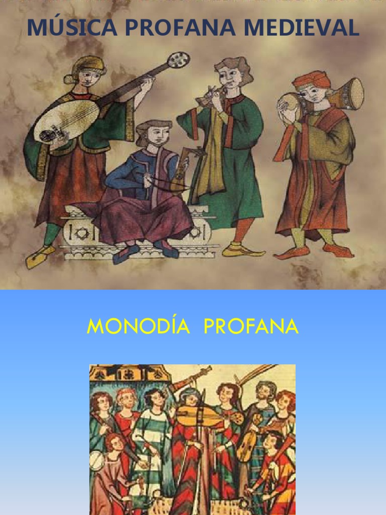 Música Profana en la Edad Media | PDF | Edades medias | Instrumentos ...