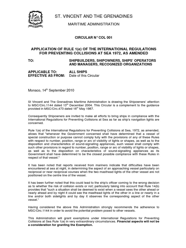 Application of Rules | PDF | Ships | Virtue