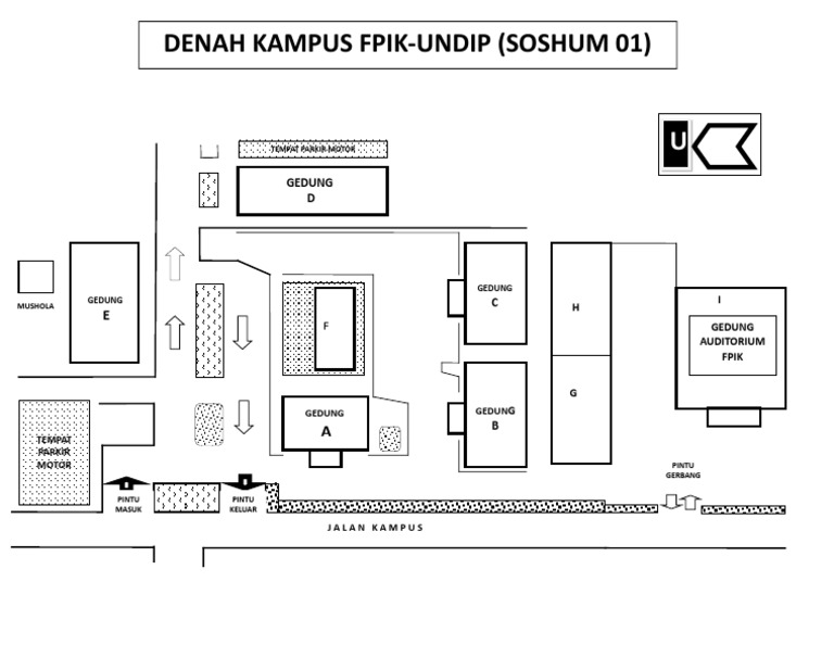 Denah Kampus Fpik-Undip (Soshum 01) : Gedung D | PDF