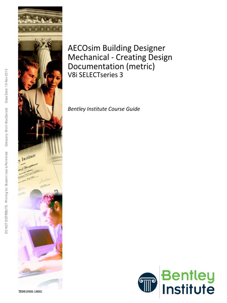 AECOsim Building Designer - Mechanical Creating Design Doc TRN019880-1-0001 - Mott-MacDonald ...