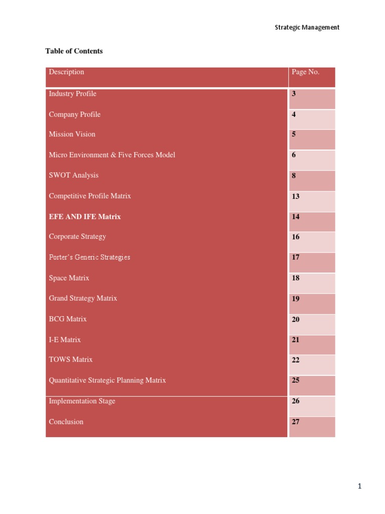 Efe and Ife Matrix: Strategic Management | PDF | Coca Cola | Soft Drink