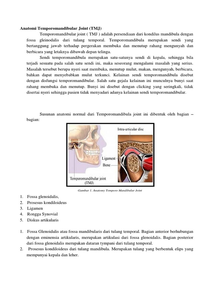 Pemeriksaan Radiografi TMJ | PDF