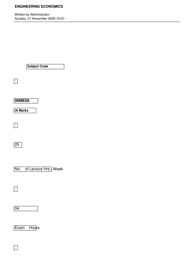 547 Engineering Economics | PDF | Interest | Depreciation