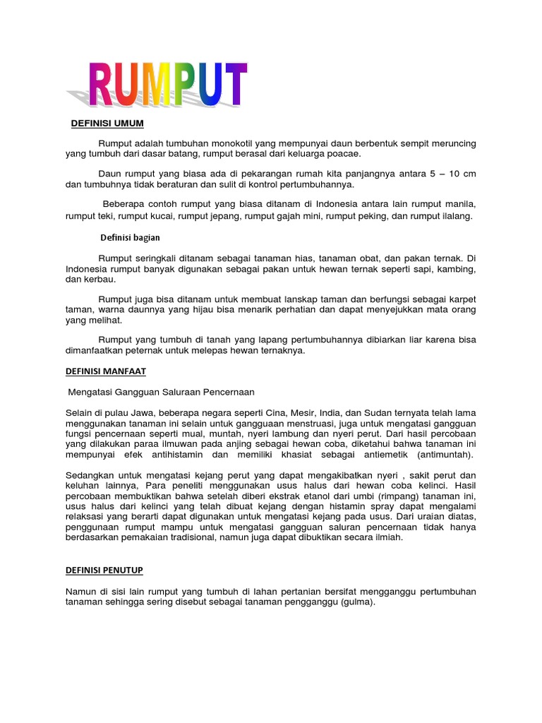 Definisi Umum | PDF | Sains & Matematika