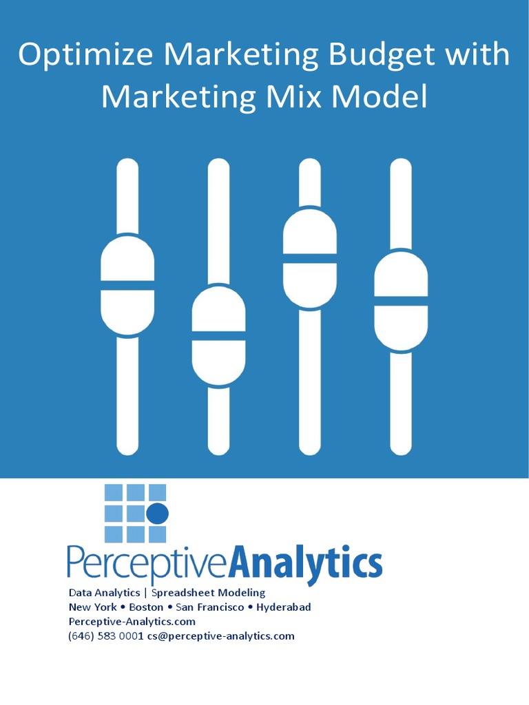 Marketing Mix Modeling 0.9 PDF | PDF | Marketing | Business Economics
