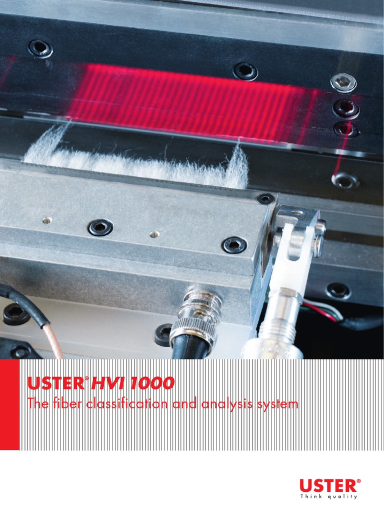 Uster HVI 1000 PDF | PDF | Cotton | Accuracy And Precision