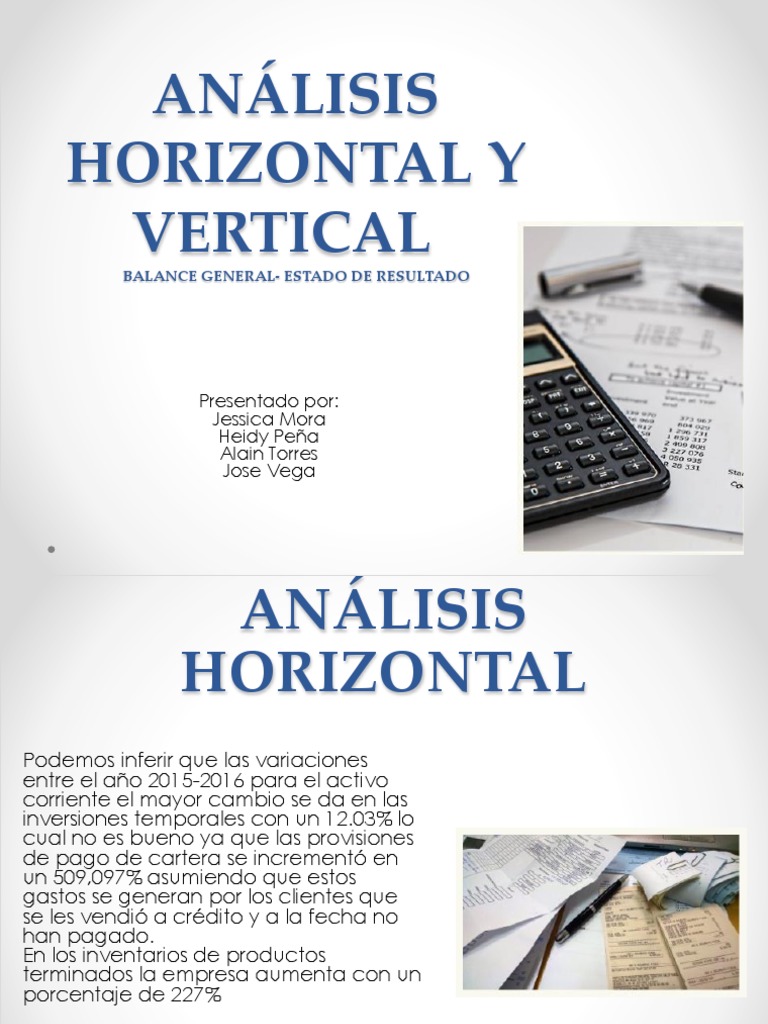 Análisis Horizontal y Vertical Empresa Santander | PDF | Dinero | Economias