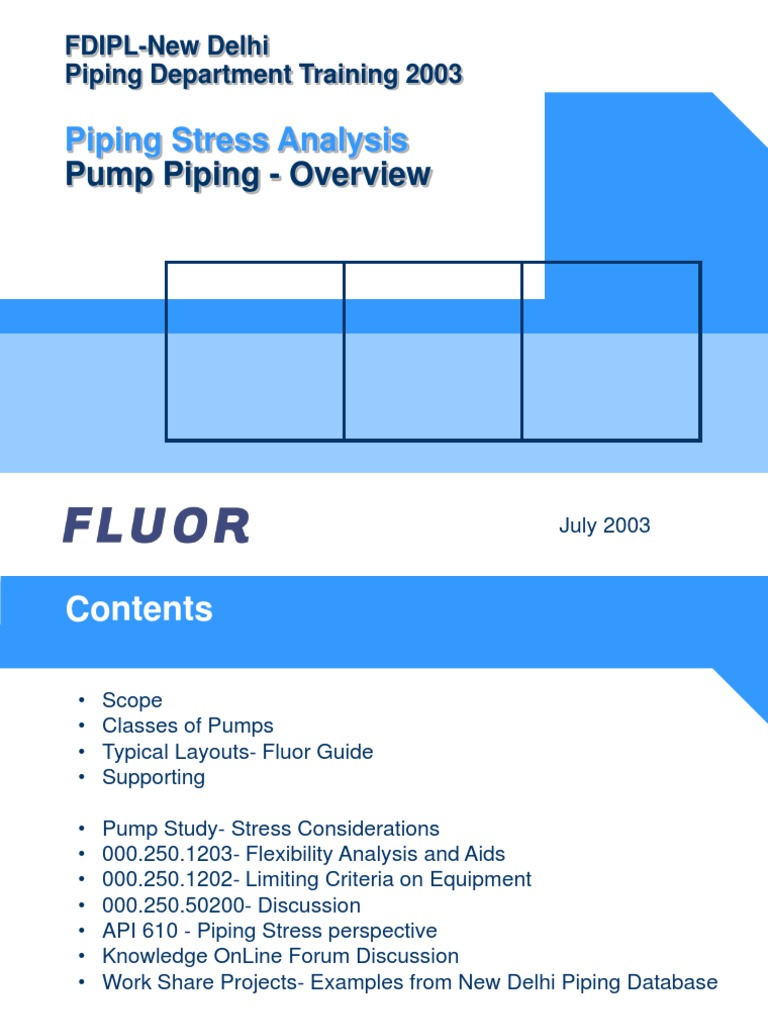 Pump Piping Stress | PDF | Pump | Mechanical Engineering