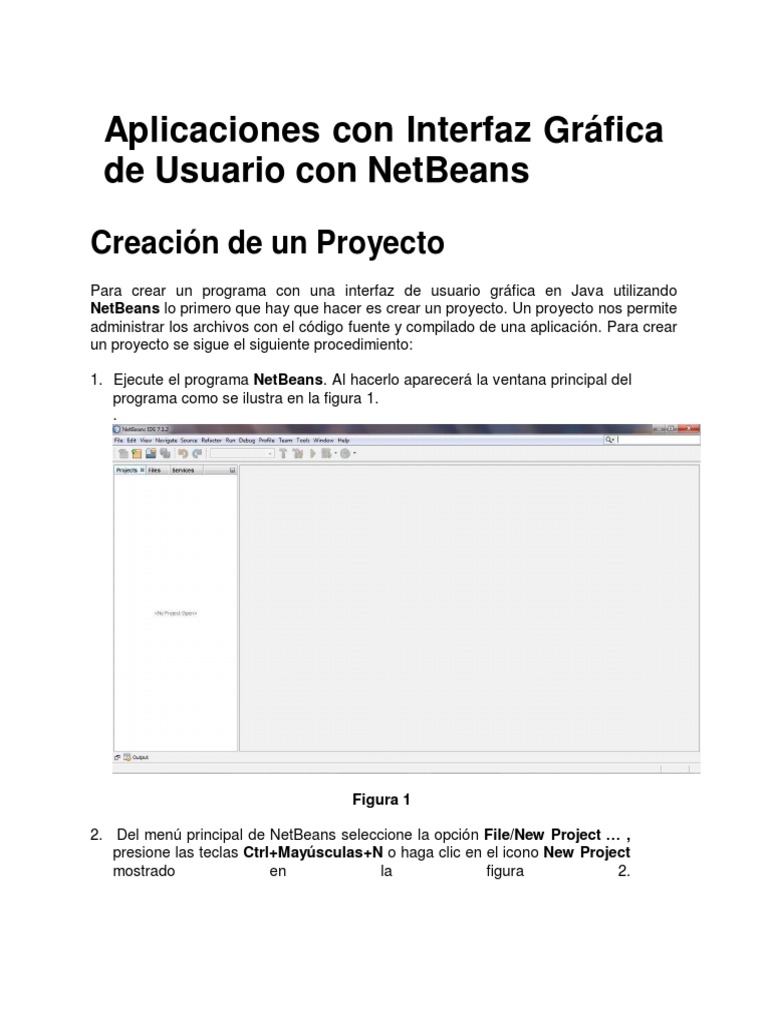 Aplicaciones en Java Con Interfaz Gráfica de Usuario Con NetBeans | PDF ...