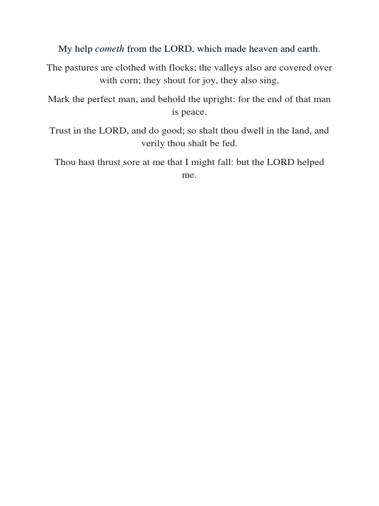 My Psalm Magic | PDF