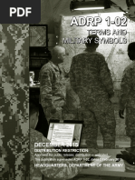 Army Operational Terms & Symbols | PDF | Cbrn Defense | Acronym