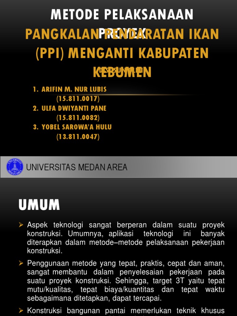 Metode Pelaksanaan Proyek | PDF