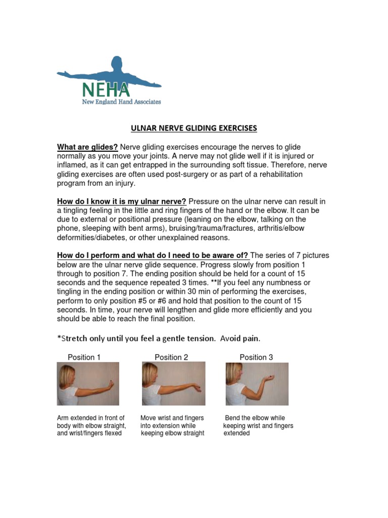 Ulnar Nerve Gliding Exercises Pdf Pdf
