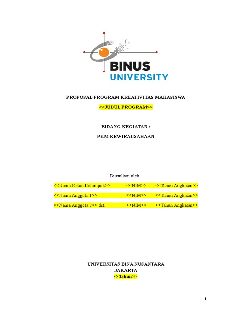Template PKM-K | PDF