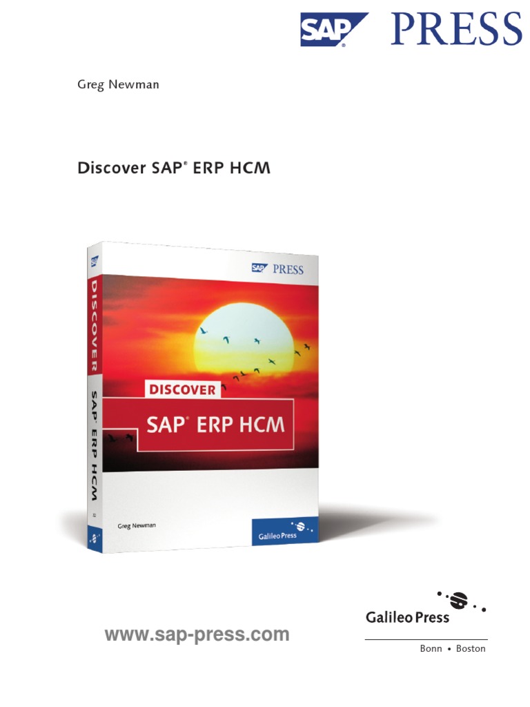 SAP ERP HCM Sample Chapter | PDF | Finance & Money Management