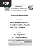 Los Tipos de Defectos Estructurales Presentes en Los Materiales | PDF ...