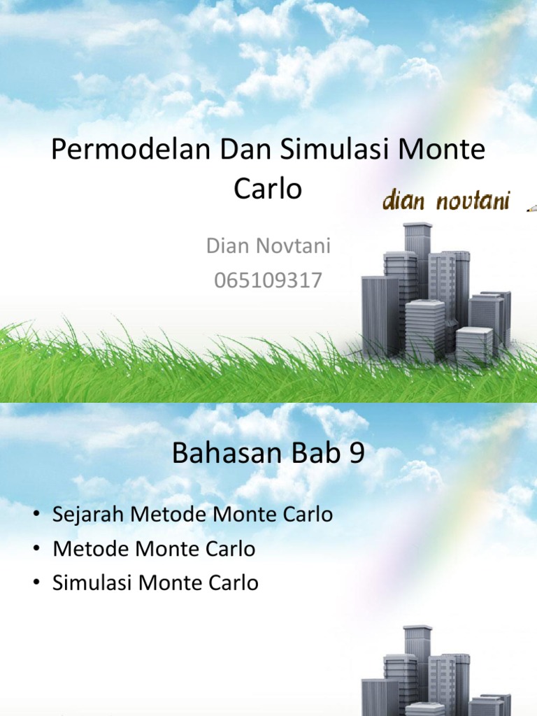 Permodelan Simulasi Monte Carlo | PDF