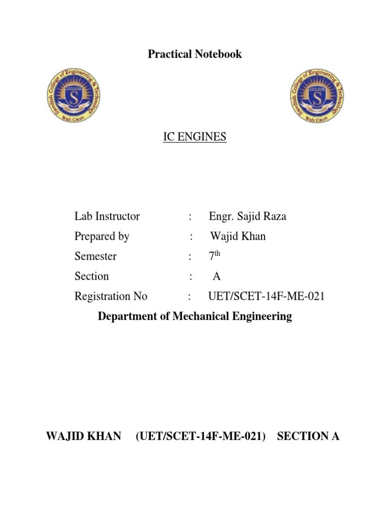 Practical Notebook | PDF