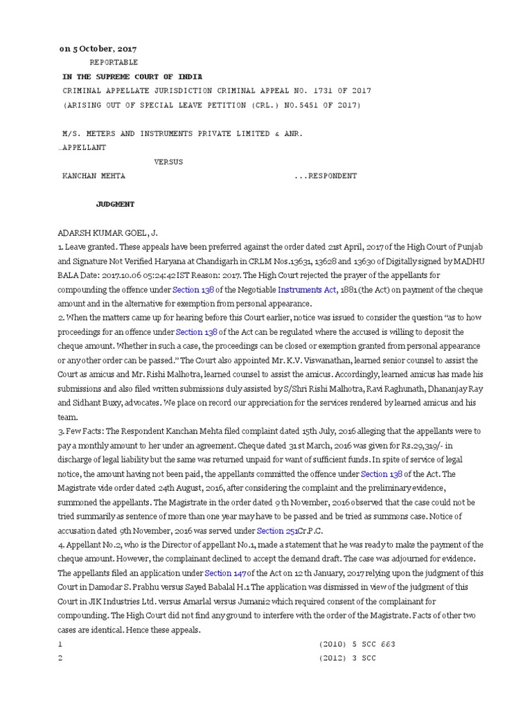 138 Ni Act Citation | PDF | Summons | Cheque