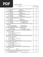 Acid Base Titration Test Questions | PDF | Titration | Chemistry