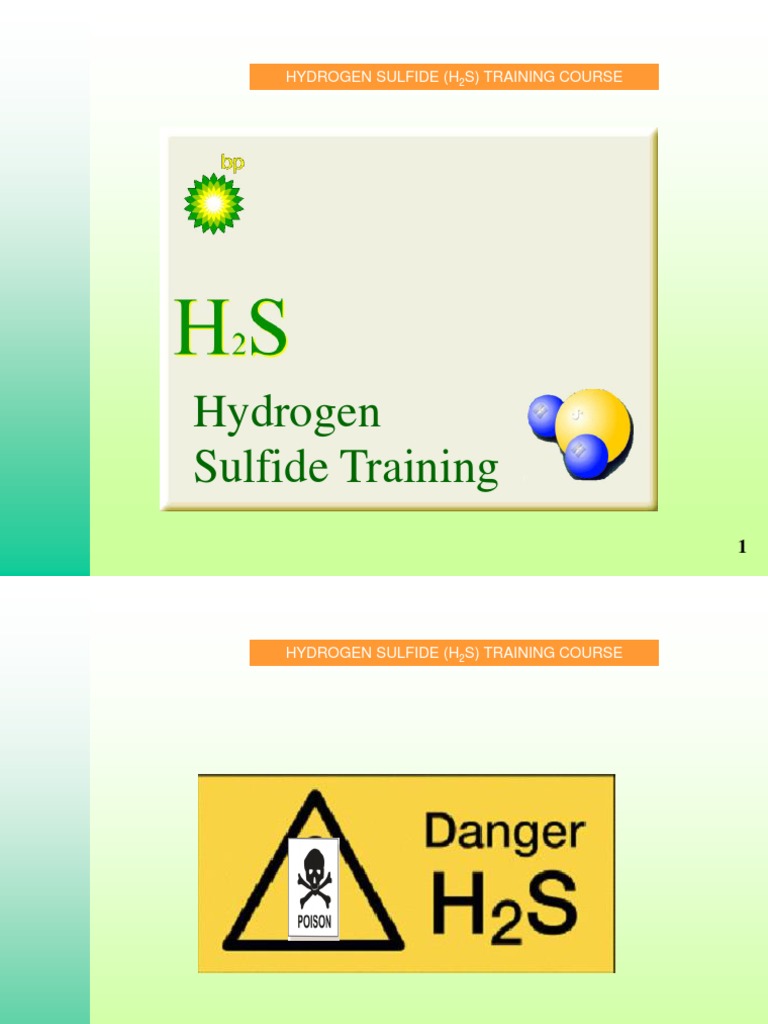H2S Safety Training for Workers | PDF | Odor | Gases