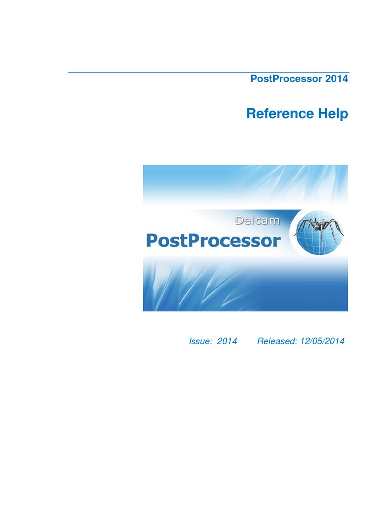 PostProcessor Reference Help en | PDF | Tab (Gui) | Command Line Interface