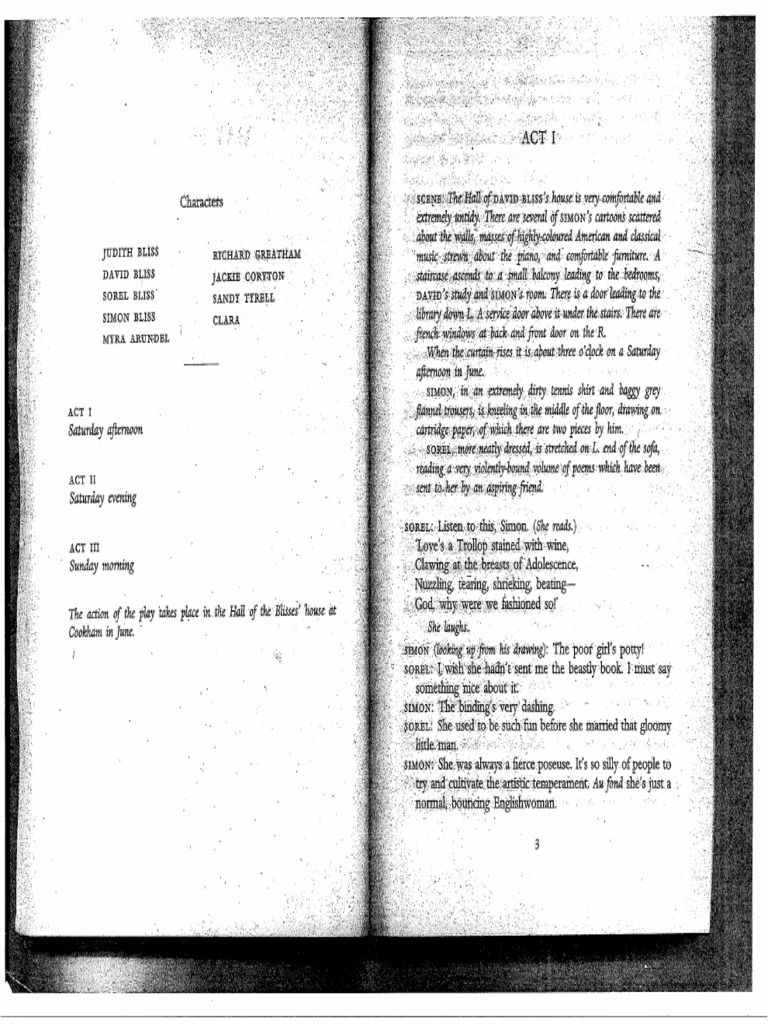 Hay Fever Script | PDF