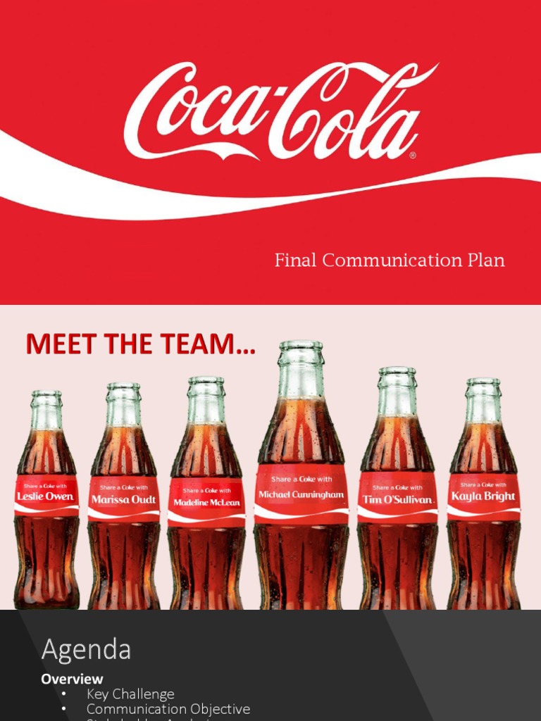 Coca-Cola Communication Plan | PDF