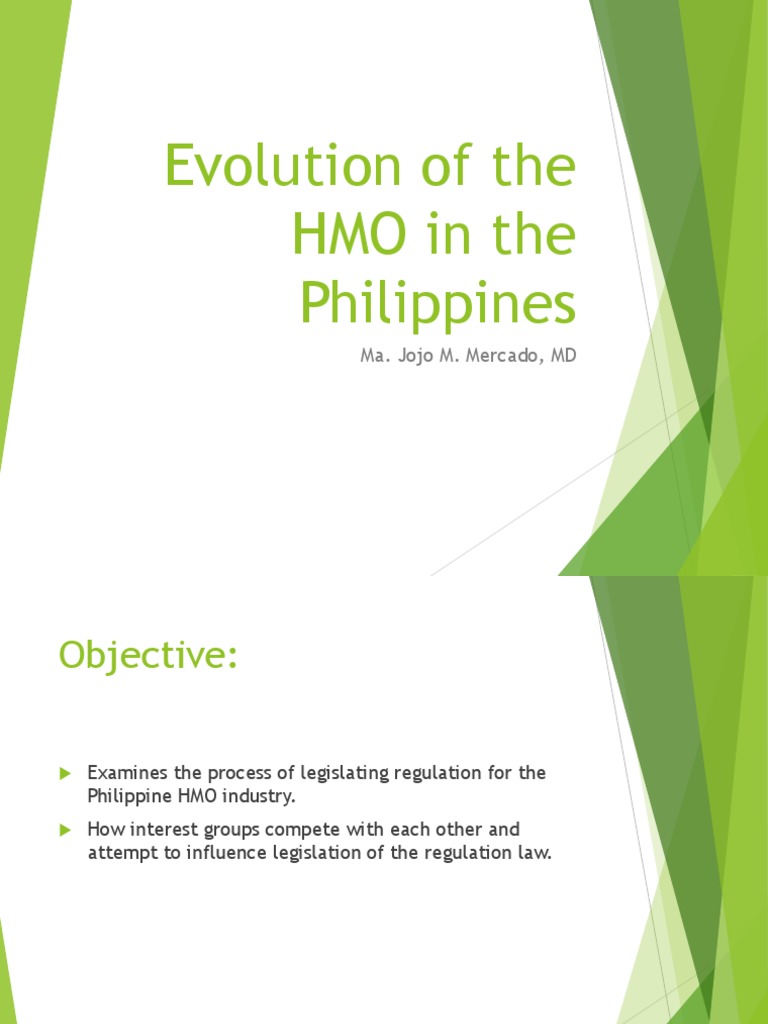 Evolution of The HMO in The Philippines | PDF | Health Maintenance ...