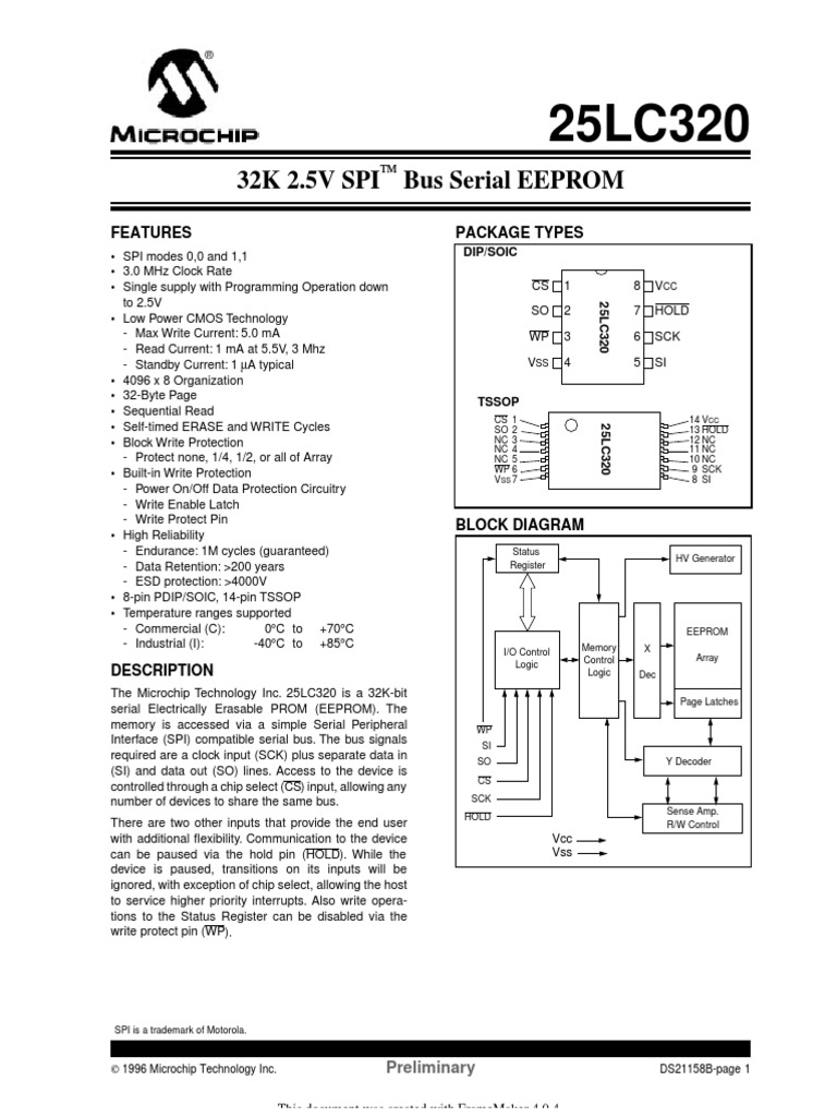 Bus Serial EEPROM | PDF | Microcontroller | Computer Hardware