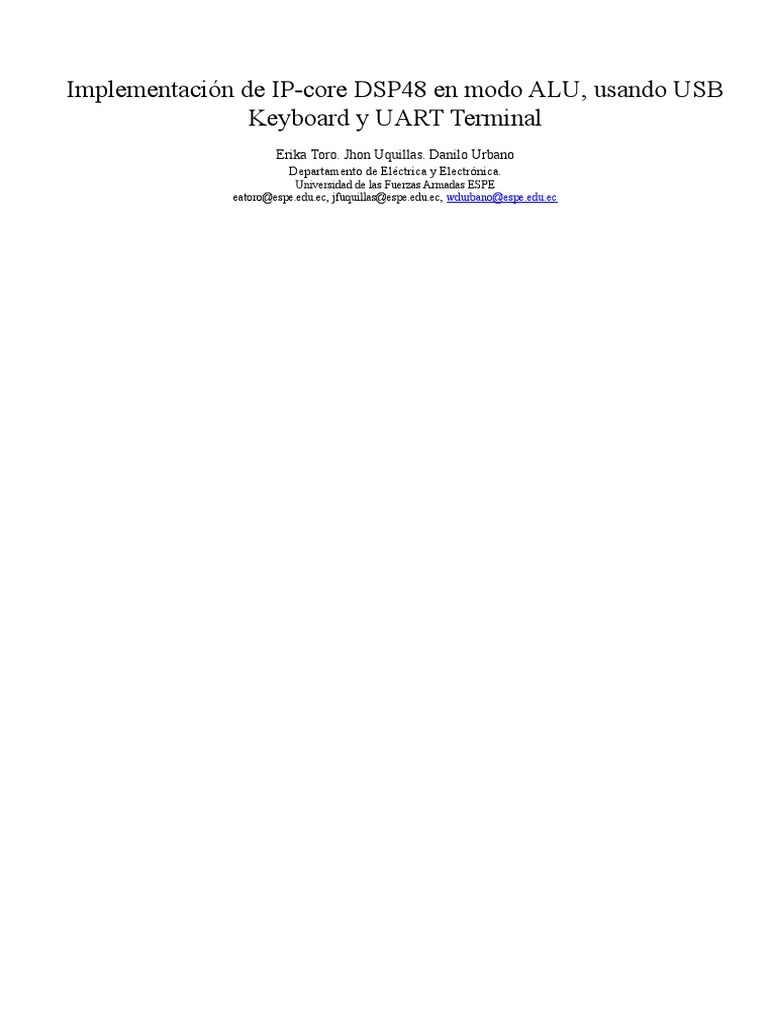 Ip Cores Pdf Arreglos De Compuertas Lógicas Programables En Sitio Vhdl