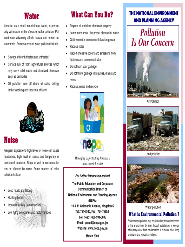 Land Pollution For Brochures