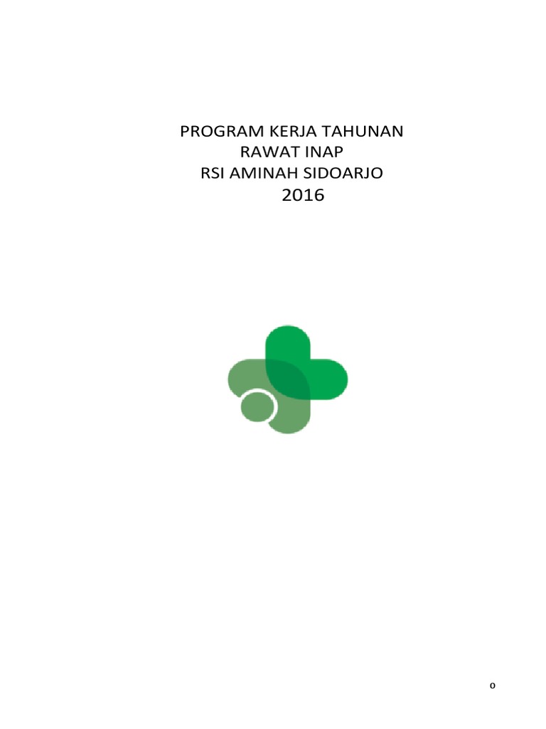 Program Kerja Rawat Inap RSI Aminah 2016 | PDF