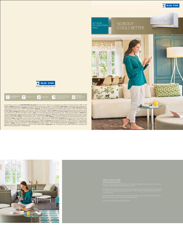 Room Ac Brochure | PDF | Air Conditioning | Heat Pump