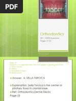 MCQ in Orthodontics | PDF | Tooth | Mouth