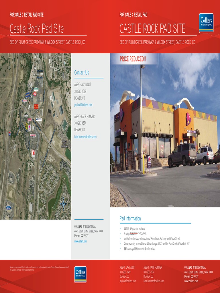 Castle Rock Retail Pad for Sale | PDF | Road Transport | Road ...