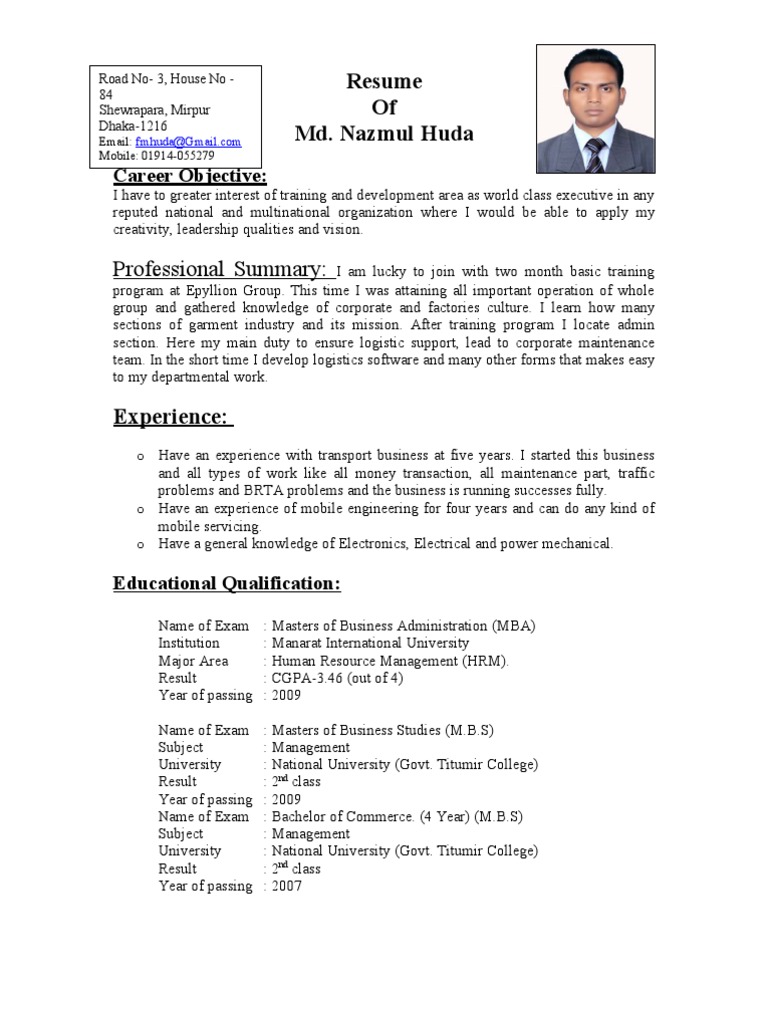 Nazim Resume | PDF | Behavior Modification | Learning