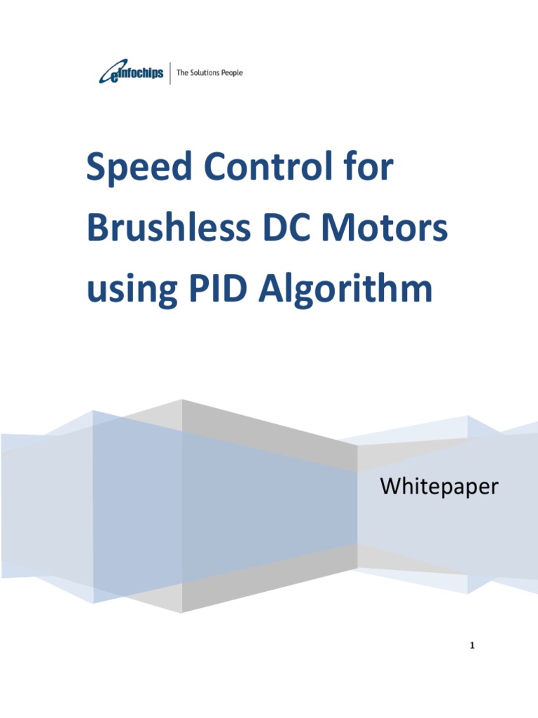 Speed Control For BLDC Using Pid Algorithm | PDF | Control Theory ...